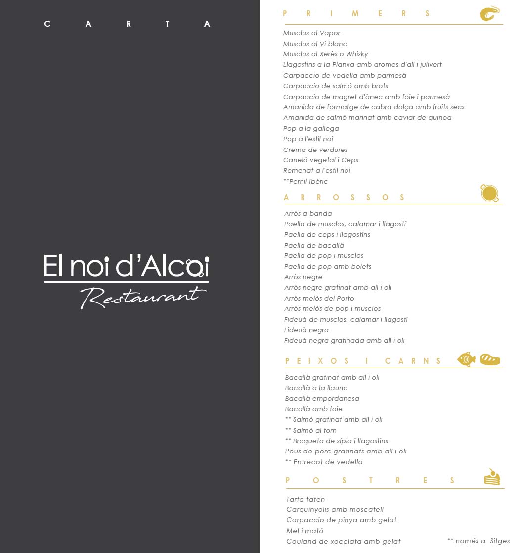 Quienes somos | Restaurante en Barcelona | El noi d'Alcoi